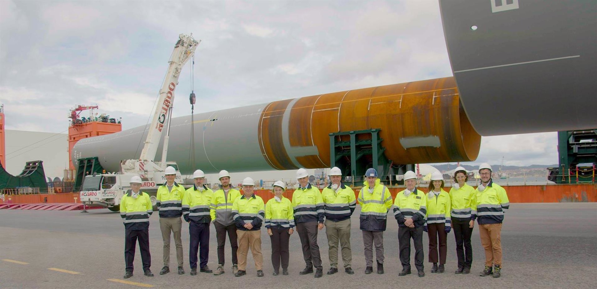 Haizea Wind Group completa entrega de monopilotes clave a Iberdrola ...